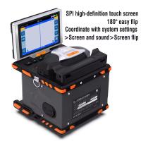 China FTTH Fiber Optic Welding Splicing Machine 6 Motors Optical Fiber Fusion Splicer for sale