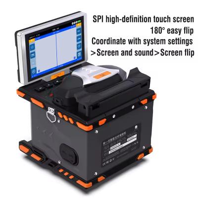 China FTTH Fiber Optic Welding Splicing Machine 6 Motors Optical Fiber Fusion Splicer for sale