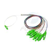China 1*8 SC APC Fiber Optic PLC Splitter 1:8 Steel Tube FTTH Mini Optical PLC Splitter for sale