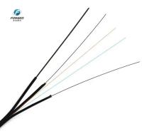 China Outdoor GJYXFCH 2*5mm FTTH Reel Drum Fiber Drop Cable LSZH Self Supporting Optical Fiber Cable for sale