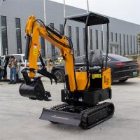 China FONGKO Wholesale KOOP EURO5 Motor Compact Mini Excavators KOOP 192F Engine 1Ton Mini Small Digger for sale