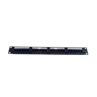 China Metal Modular Jack 24-Port Category 6 UTP Patch Panel for OEM/ODM Applications for sale