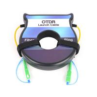 China FONGKO OTDR Launch Cable 150M 300M 500M 1000M 1KM Optical Fiber Extension SM MM Fiber Optic Cable Reel OTDR Launch Cable Ring for sale