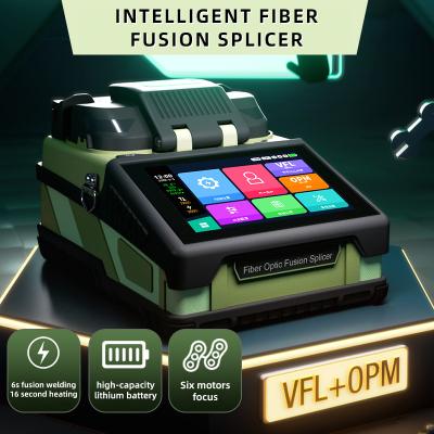 China Optical Fiber Fusion Splicer Six Motors Core to Core Fusion Splicer for sale