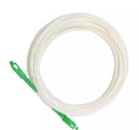 China 2mm 3mm FTTH Pigtails LSZH White Fibre Optical Cable G652D G657A SC/APC Fiber Optic Patch Cord for sale
