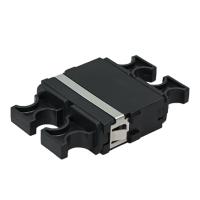 China FONGKO DX Flange Fiber Optical MPO Adapters Fibre Optic Flangeless Duplex Adapter Coupler for sale