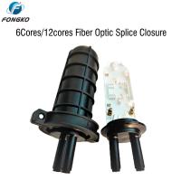 China FONGKO 1 In 1 Out IP68 6 12 Cores Dome Fiber Optic Splice Closure Manhole Optical Splicing Joint Box for sale