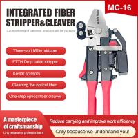 China FONGKO Multifunctional Optical Fiber Stripping Pliers Fiber Optic Cable Cutter for sale