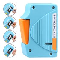 China FONGKO Fiber Optic Cleaning Box 550 Times Cassette Cleaner FTTX Reliable Optical Fiber Connector Tool for sale