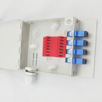 China FONGKO 4 Cores Outdoor Terminal Box Fiber FTTH Din Rail Mounted Fiber Termination Box for sale