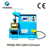 China FONGKO FKEQU-802 Cable Conveyor 4~20m/min AC380V AC220V 1~10cm Wire Pulling Machine for sale