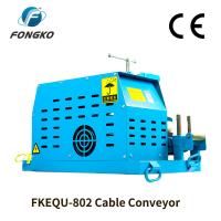 China FONGKO FKEQU-802 Cable Conveyor 4~20m/min AC380V AC220V 1~10cm Wire Pulling Machine for sale