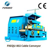 China FONGKO FKEQU-802 Cable Conveyor 4~20m/min AC380V AC220V 1~10cm Wire Pulling Machine for sale