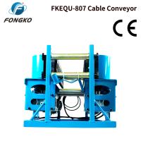 China FONGKO FKEQU-807 Electric Cable Pulling Machine Rubber Track Cable Conveyor for Power Cable Optical Cable Laying for sale