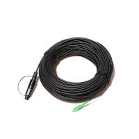 China Outdoor Waterproof Fiber Optic Connector LSZH Jacket 5.0mm Single Mode G657A1 Fiber Optic Cable for sale