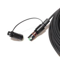 China Outdoor Waterproof Fiber Optic Connector LSZH Jacket 5.0mm Single Mode G657A1 Fiber Optic Cable for sale