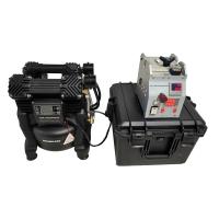 China Fiber Blowing Machine Compact Micro Cable Blowing Machine for Micro Duct Telecom Installation Fiber Optic Cable Jetting Machine for sale