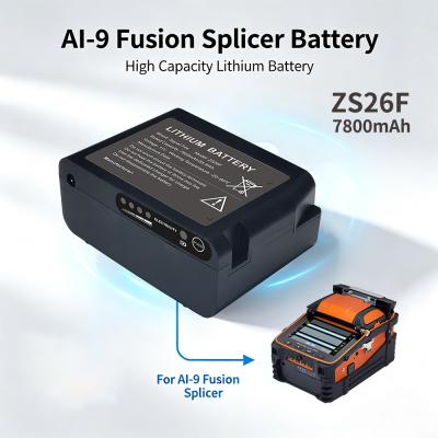 China Original AI-9 Battery ZS26F 7800mAh Lithium Battery for AI9 Optical Fiber Fusion Splicer for sale