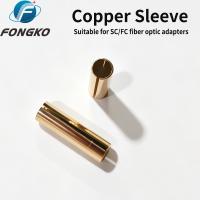 China FONGKO Country of Origin Japan SC/FC Fiber Optic Adapter Copper Sleeve MM E TYPE SLEEVE 11.4 Brass Hollow Tube for sale