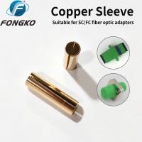 China FONGKO Country of Origin Japan SC/FC Fiber Optic Adapter Copper Sleeve MM E TYPE SLEEVE 11.4 Brass Hollow Tube for sale