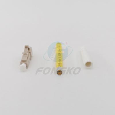 China hot sale Lc/UPC Fiber Optical Connector parts Multi Mode Simplex 2.0mm Fiber Optic Connector for sale