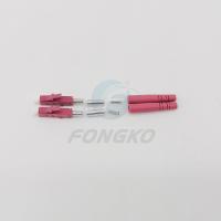China 3.0mm OM4 Lc/UPC Fiber Optic Connector parts Duplex Fiber Optical Connector for sale