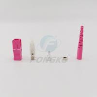 China Sc Upc OM4 Simplex Fiber Optic Connector And Couplers for FTTH FTTX cable for sale