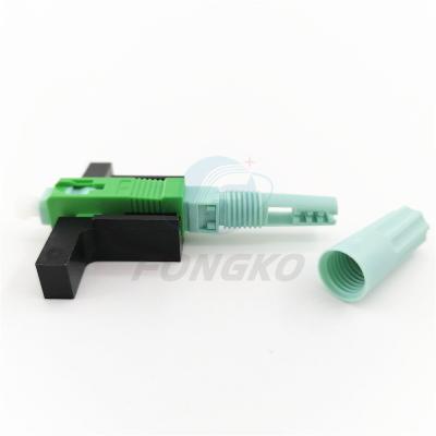 China 58mm Ftth Field Assembly Multimode Fiber Connector fast connector sc upc for sale