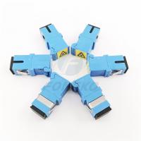 China 100% New SC/UPC Simplex Optical Adapter With Auto Shutter SM SC Fiber Optic Adapter for sale