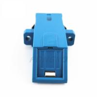 China UPC SX SC Fiber Connector Single Mode Fiber Adapter with Inner Inclined Shutter for sale