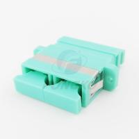 China Multimode Duplex DX SC to SC Fiber Optic Adapter With Flange for sale