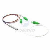 China 1x2 Sc Apc Plc Rack Mount Fiber Optic Splitter 2 In 1 Out for sale
