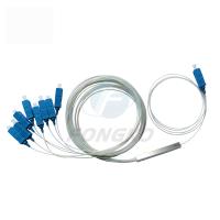 China 1x8 8 Core PLC FTTH Fiber Optic Splitter GPON EPON SCAPC SCUPC for sale