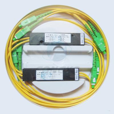 China High quality 2:2 SC/APC fiber optical splitter 1310nm or 1490nm or 1550nm FTTH 2*2 micro FBT ratio coupler for sale
