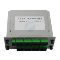 China Fiber Optic 1 16 Cassette Steel Tube Splitter Abs PLC Splitter For CATV for sale