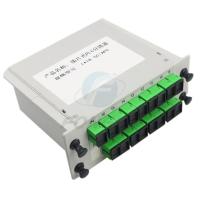 China Optic Spliter Mini Type Plc Sc Apc Splitter 1X16 Fiber Optical Insertion for Ftth for sale