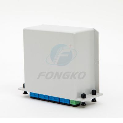 China 1x16 Plc G657A1 0.9Mm Cassette Gpon Fiber Optic Splitter Box Insertion Type for sale