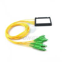 China Multimode Ftth Drop Cable Fiber Optic Splitter 2Mm 3Mm Sc Apc 1x8 for sale