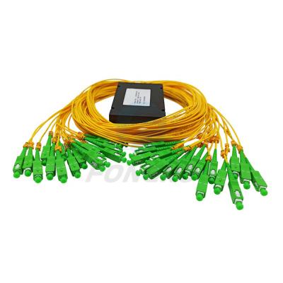 China 1x2 1x4 Plc Single Mode Fiber Splitter Epon Splitter With Connector Sc Apc for sale