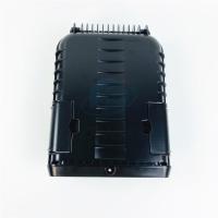 China Outdoor Waterproof Black Fiber Optical Fat Ftth Splitter Box Distribution 16 Core for sale