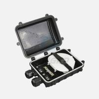 China Wall Mounted Fiber Optic Splice Closure Distribution Box 48Cores 1In1 Out for sale