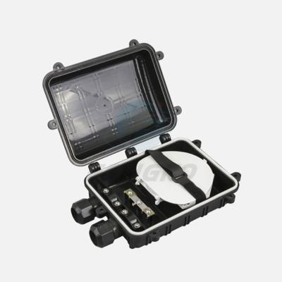 China Wall Mounted Fiber Optic Splice Closure Distribution Box 48Cores 1In1 Out for sale