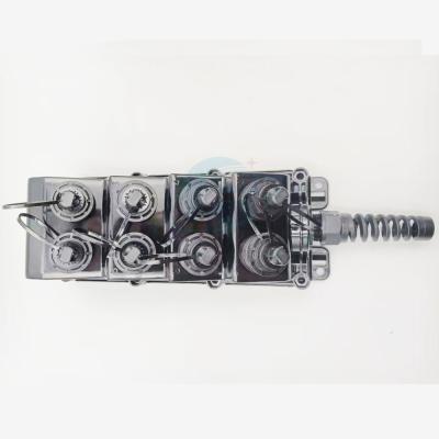 China ODM 6 Port FTTX Fiber Optic Splice Closure Distribution Box For Prospecting Communication for sale