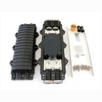 China Outdoor Waterproof  24 48 72 96 Cores Horizontal 2 In 2 Out Fiber Optic Splice Closure for sale