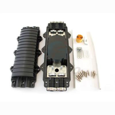 China FTTH Outdoor PPR Material Waterproof 2 input 2 output Fiber Optical Fiber Optic Splice Closure for sale