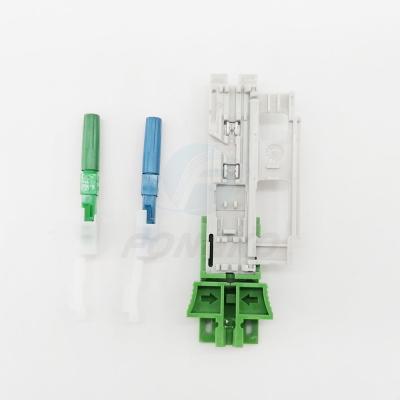 China Telecommunication Single Mode Fiber Quick Connector for FTTX FTTH LC for sale