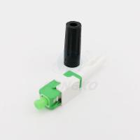 China Fiber Optical Simplex SC APC Fast Connector Singlemode 0.9mm 50dB Return Loss for sale