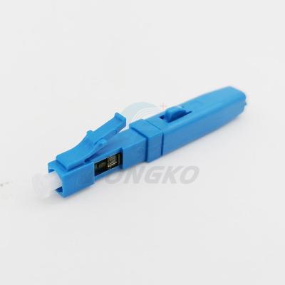 China FTTX FTTH Fiber Quick Connector Communication Network Single Mode LC / UPC for sale