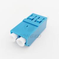 China LC / UPC Duplex Unibody Shell Optical Fiber Adapter Coupler Flangeless for sale