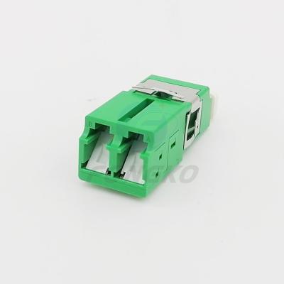 China LC / APC Duplex Fiber Optic Adapter With Metal Shrapnel Single Mode for sale